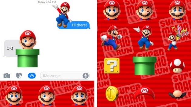 iMessage App Store登場 Mario貼圖有得用啦