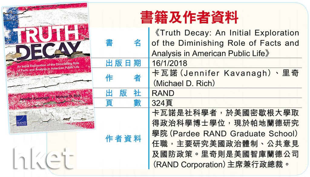 Truth Decay - 剖析「真相衰退」現象