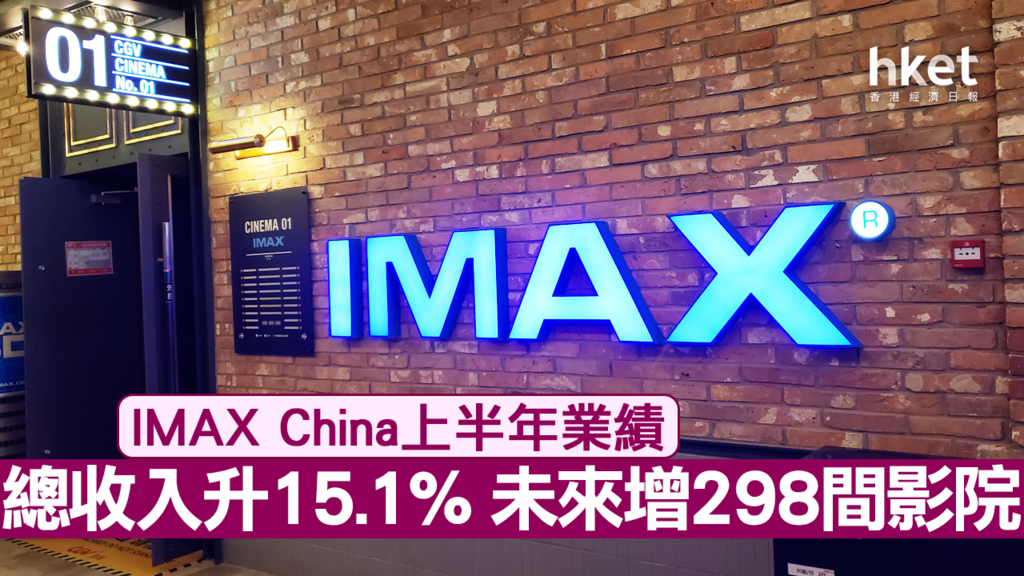 IMAX China票房破紀錄增長 總收入逾4.6億元