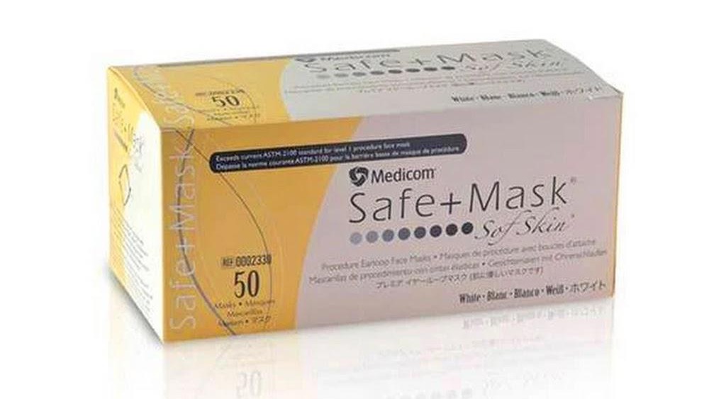 Medicom Safe + Mask Sofskin 低致敏醫用口罩 售 $58/50個