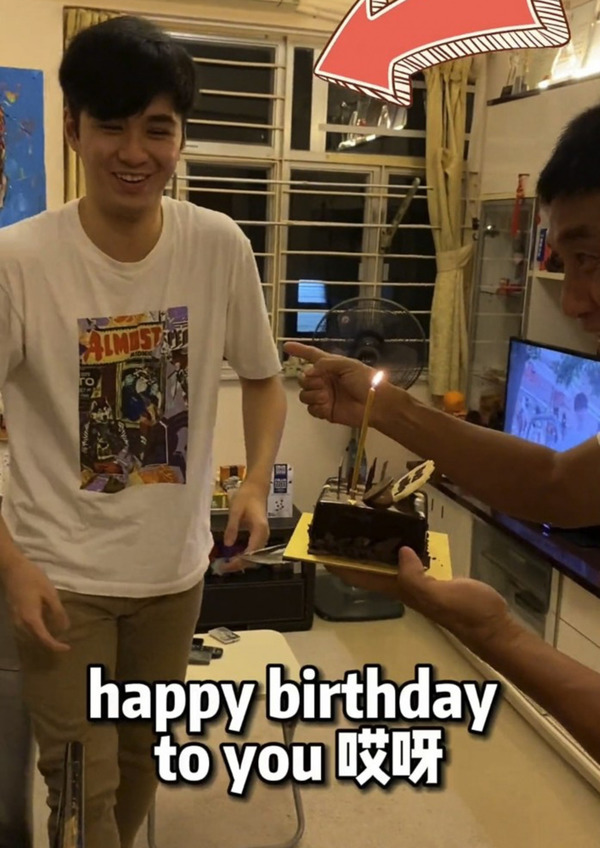 【開心速遞】《愛回家》王俊棠為細仔家中慶生 不介意被嫌屋企寒酸：有愛就好