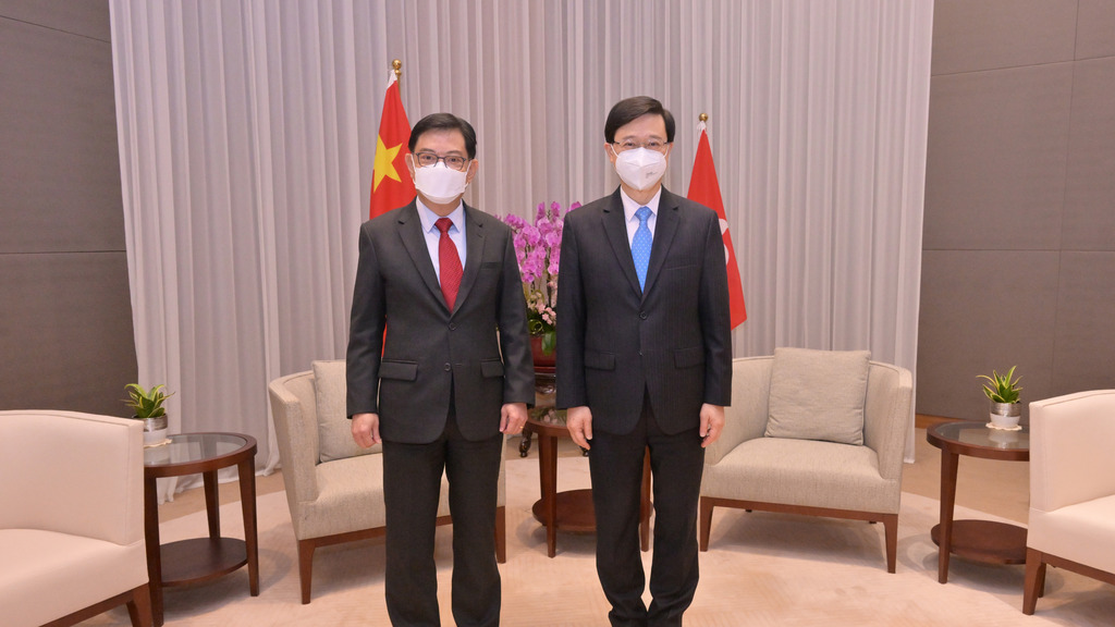 【星國高官訪港】李家超與新加坡副總理王瑞杰會晤 稱兩地夥伴關係為亞洲地區帶來機遇