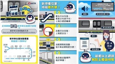 【港鐵閘門】東鐵綫將安裝月台閘門 周日起按灰色標示候車