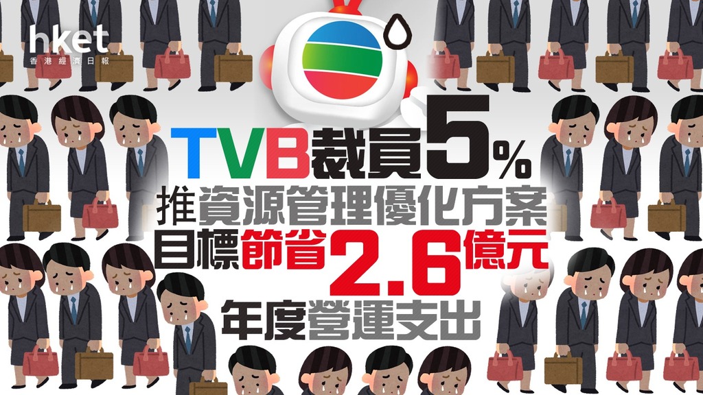 【電視廣播511】TVB裁員5%、料涉及近200人 許濤：目標每年節省2.6億元營運支出