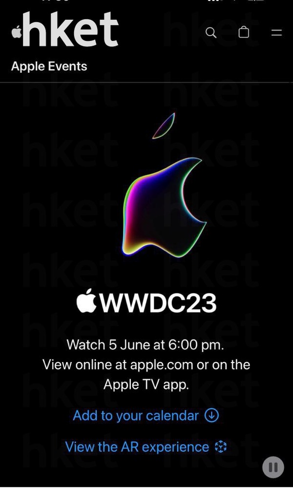 【WWDC 2023】倒數一星期 Apple發布WWDC AR小彩蛋