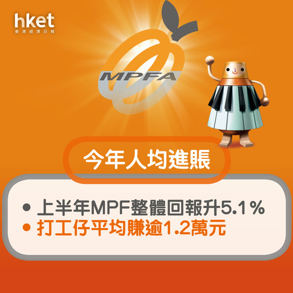 MPF｜最賺錢MPF基金今年勁彈18% 揸重呢類資產跑贏美國股票