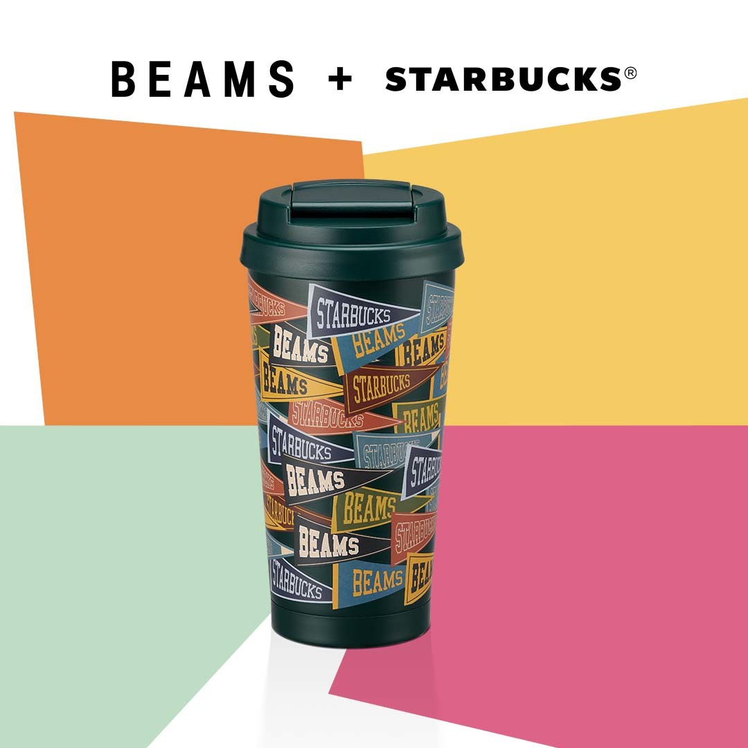 時尚速報｜BEAMS + STARBUCKS商品型格登場 幾何與抽象圖案搭出鮮明色彩